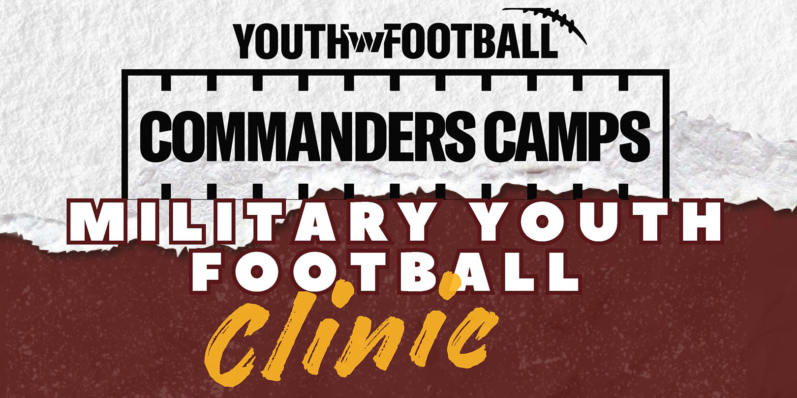 MCCS Washington Commanders Military Youth Football Clinic